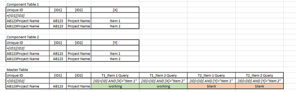 Master Table Referencing - Ask for Help - Glide Community