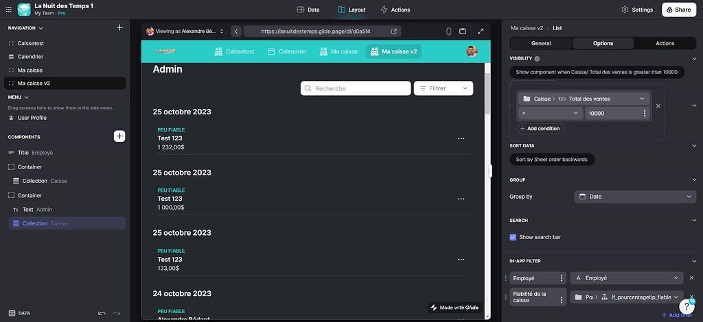 Less Than, Greater Than is invert - Report a Bug - Glide Community