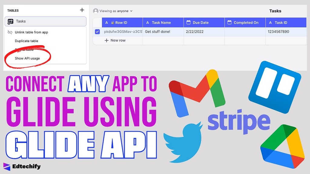 🔌 Glide Api Connect Any Platform To Your Glide App Community Resources Glide Community