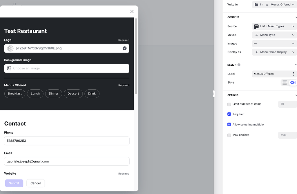 Editing a Choice Component - Ask for Help - Glide Community