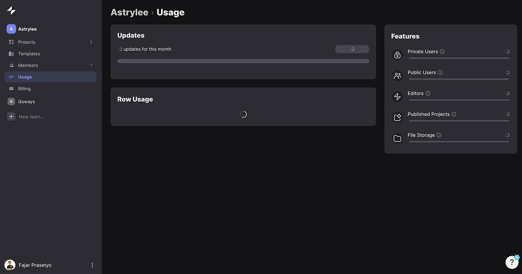 Usage On Builder Not Showing Report A Bug Glide Community