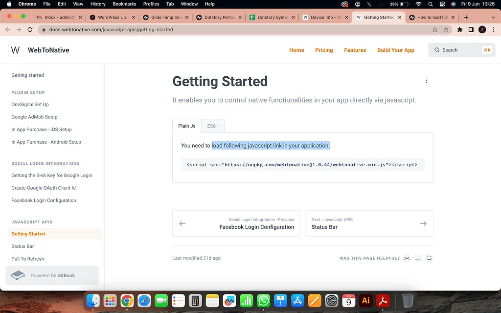 How to load following javascript in glide? - Ask for Help - Glide Community
