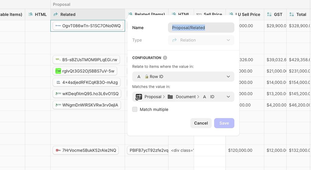 Relations - Not displaying all - Ask for Help - Glide Community