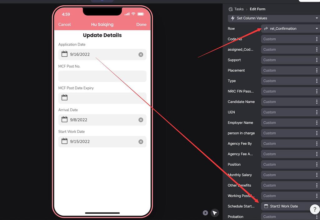 Updating Tab's Table from another Tab Using Set Column - Ask for Help ...