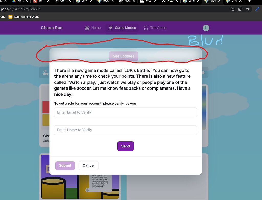 Form screen blur! - Ask for Help - Glide Community