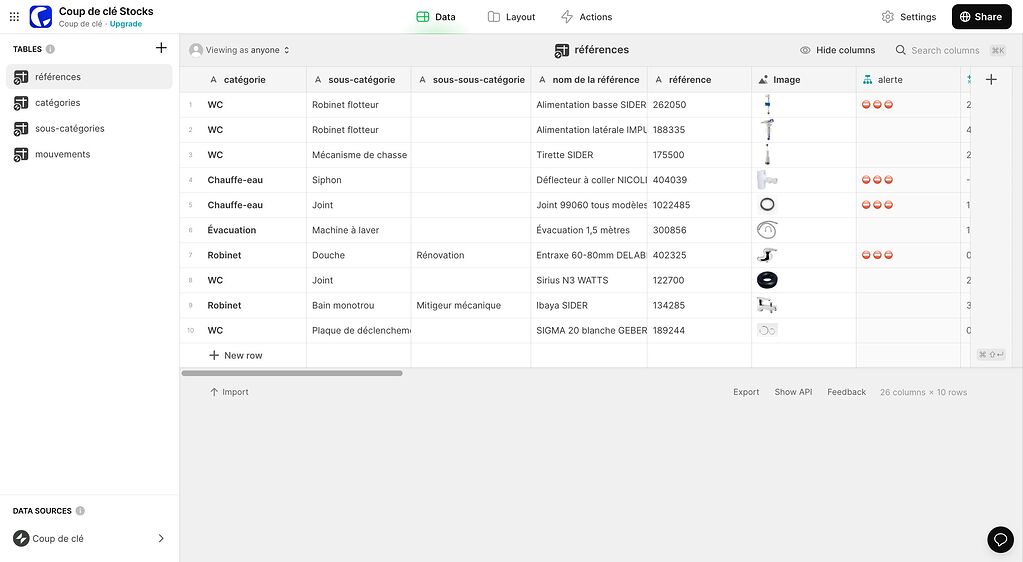 Glide Table Rows Intermittently Disappearing, for showing only 10 rows - Ask for Help - Glide ...