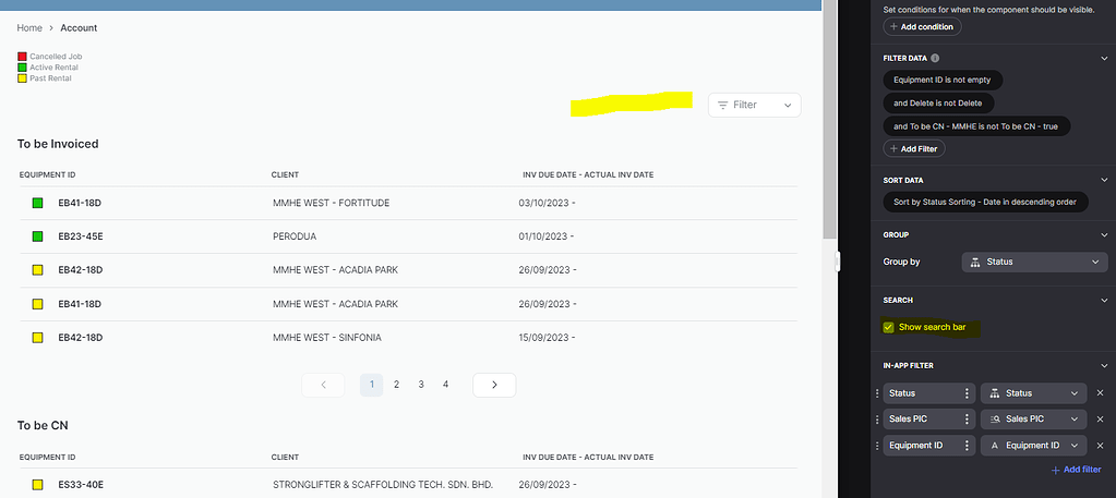 Search Bar is Missing - Report a Bug - Glide Community