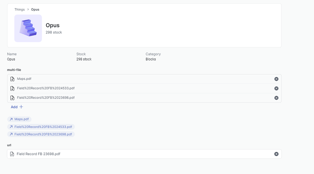 Links Not Displaying Spaces With Multiple File Column As Source Report A Bug Glide Community