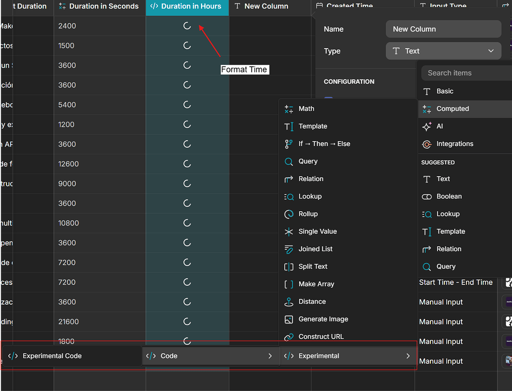 Missing Computed Columns - Report a Bug - Glide Community