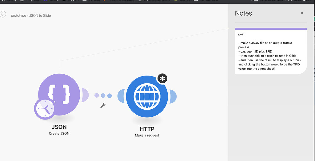 How to post a JSON file - and pick up via a URL in a Fetch xc column? - Ask for Help - Glide ...
