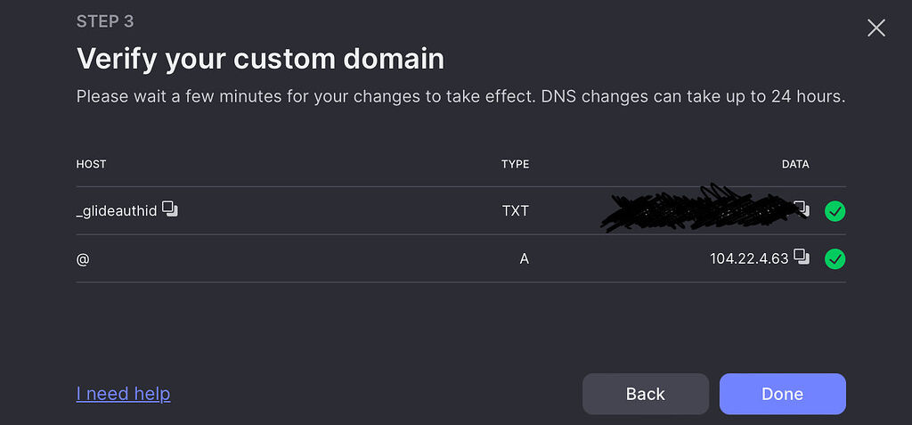 Custom Domain Setup Issue - Report a Bug - Glide Community