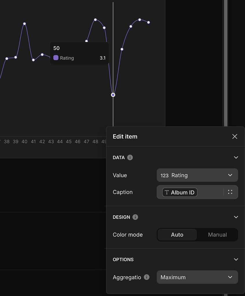 How do I display chart caption? (Bug? User Error?) - Ask for Help - Glide Community