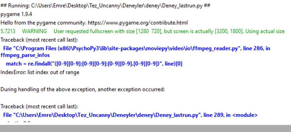 Running a movie, sound and image stimuli in the same routine - Builder - PsychoPy