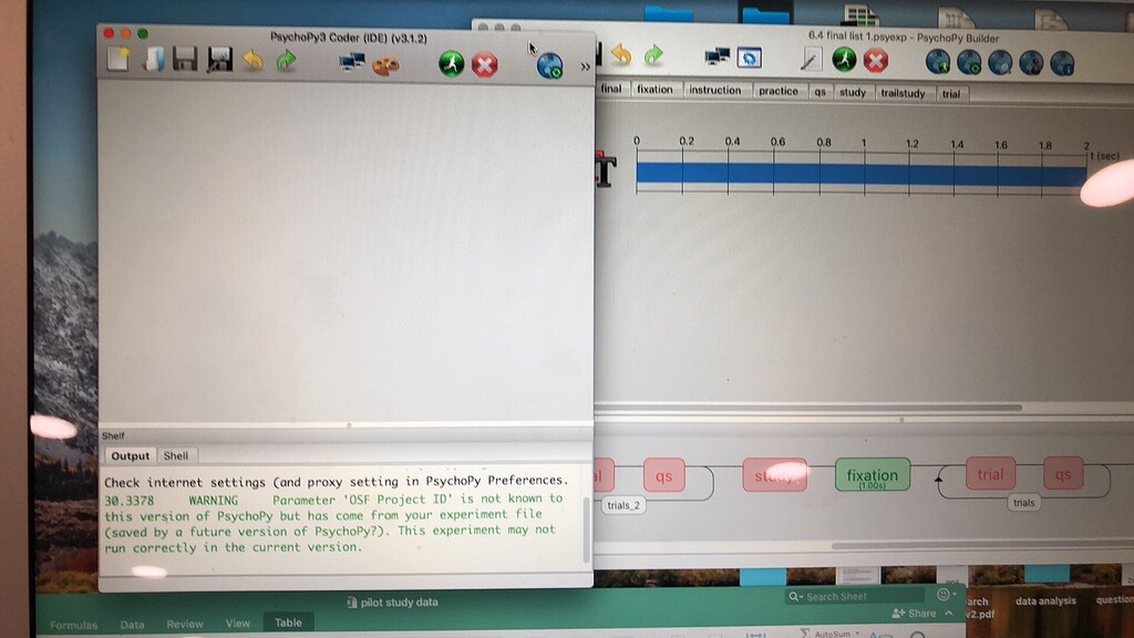 Psychopy newest version with self-paced reading task - Coding - PsychoPy