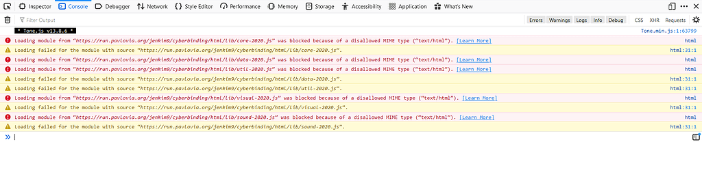Loading Module Was Blocked Because Of A Disallowed Mime Type Texthtml” Online