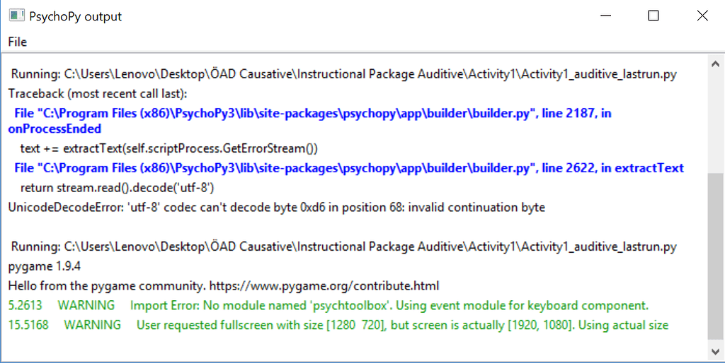 Experiment crashes with looped sound files - Builder - PsychoPy