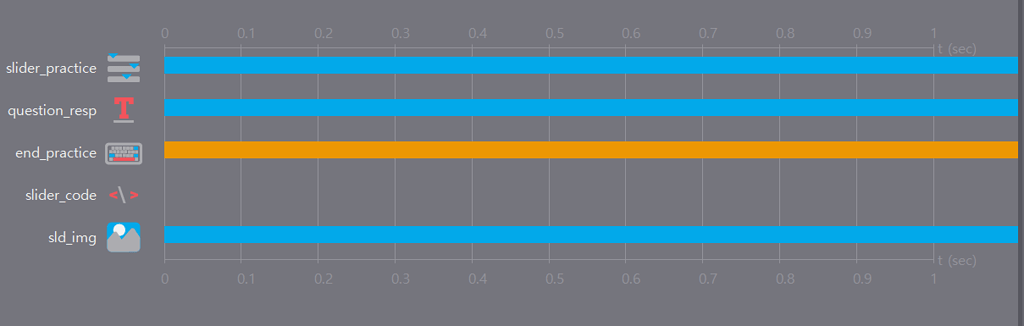 Sliders with images - Builder - PsychoPy