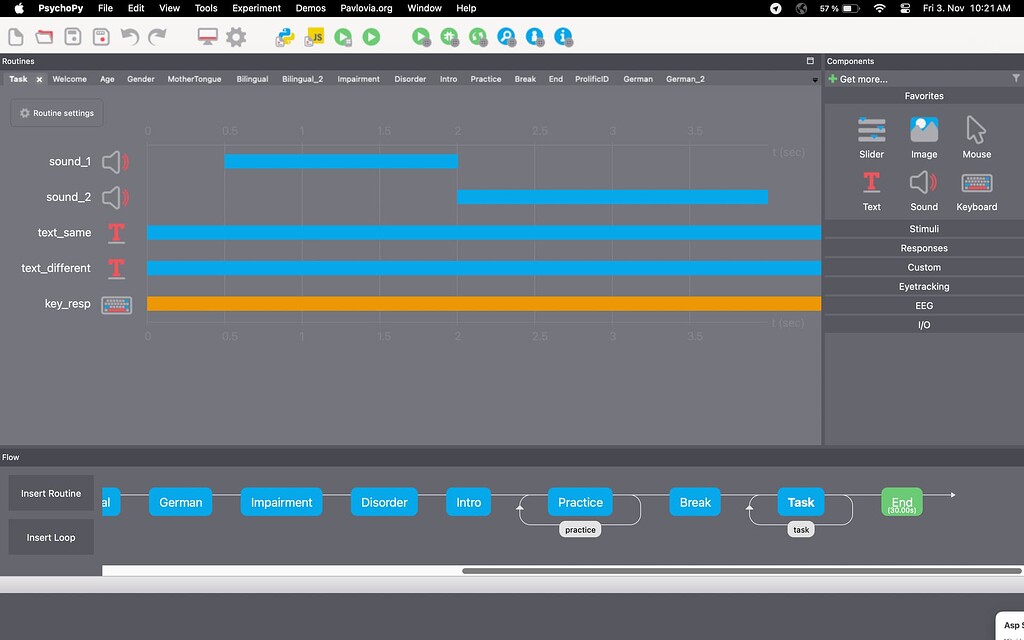 Problems playing second sound after pressing key too early or twice - Online experiments - PsychoPy