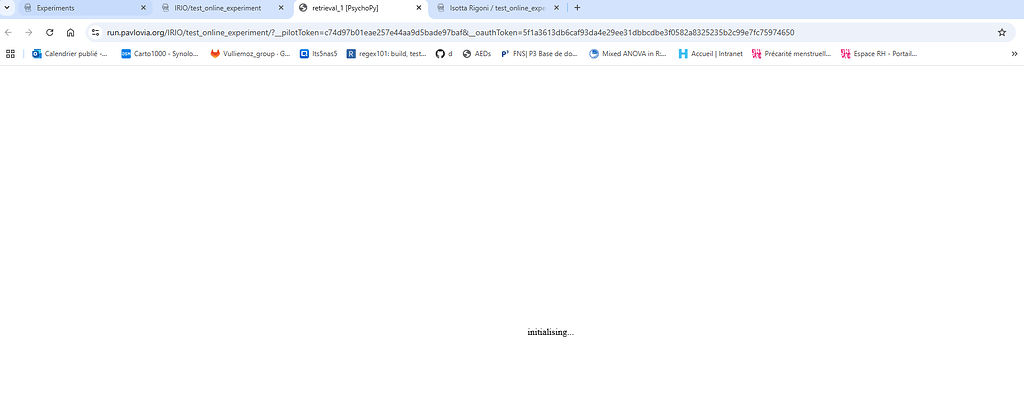 PILOT option on Pavlovia create an unusable link - Online experiments ...