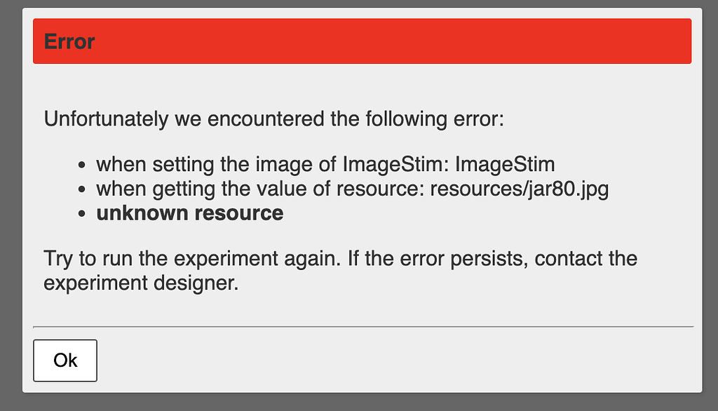 Error in loading the uploaded images - Online experiments - PsychoPy