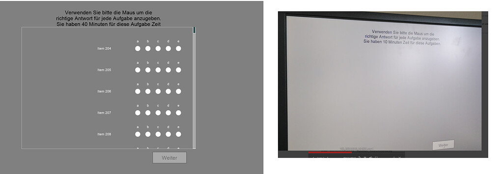 Form Component not shown on Screen - Builder - PsychoPy