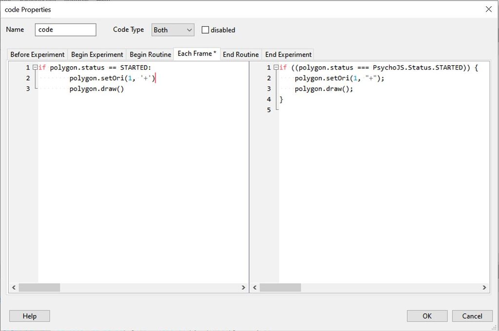Rotating stimulus doesn't rotate online - Online experiments - PsychoPy