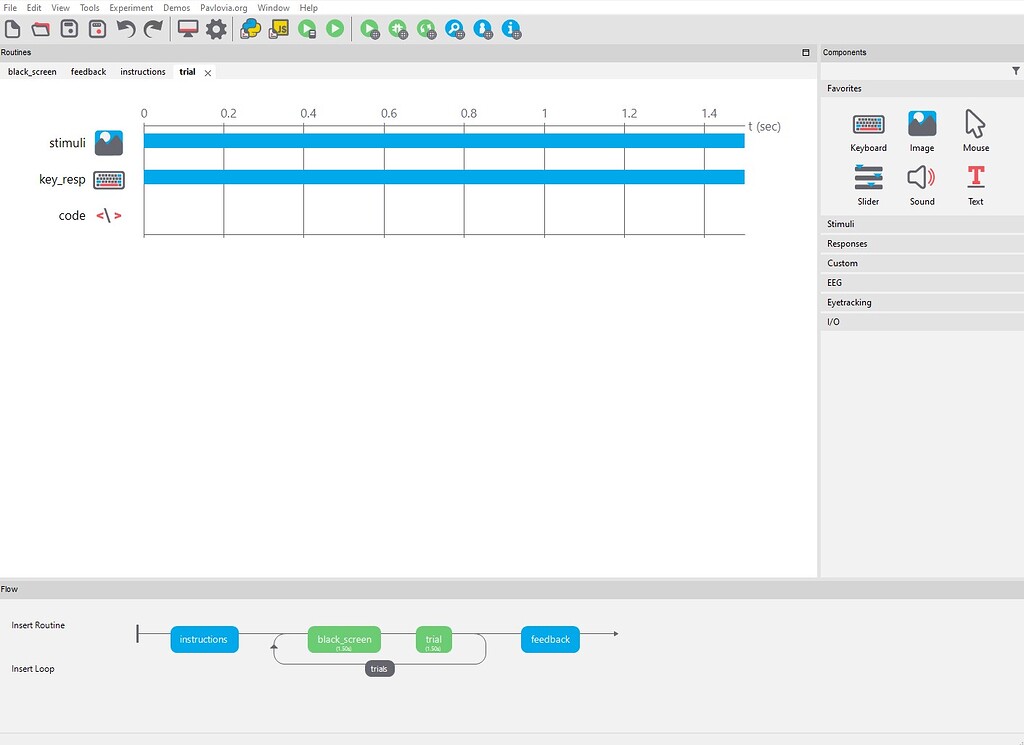 Coding collecting points - Coding - PsychoPy