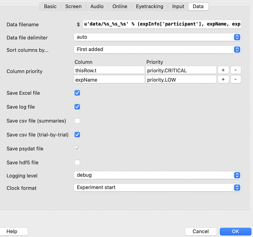 Missing Psydat Files when Downloading from Pavlovia - Online experiments - PsychoPy