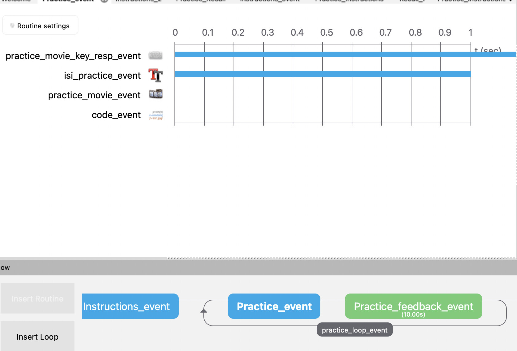 Loop components not repeating - Builder - PsychoPy