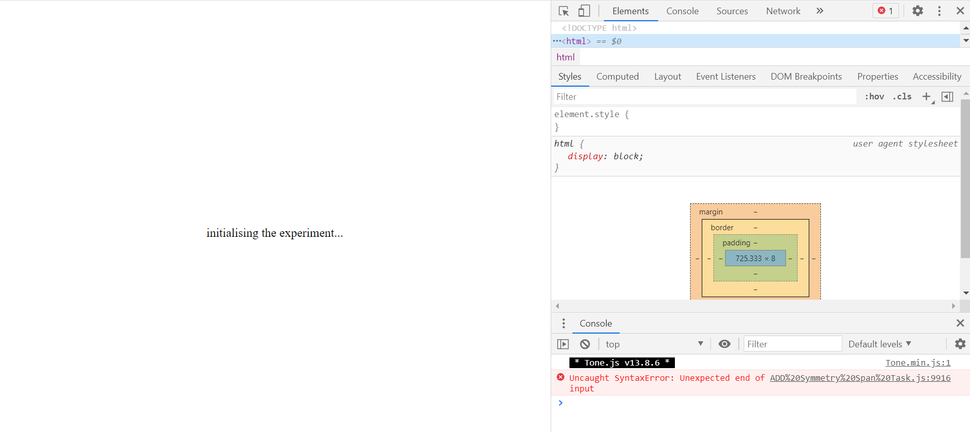 Experiment not loading in Pavlovia - Online experiments - PsychoPy
