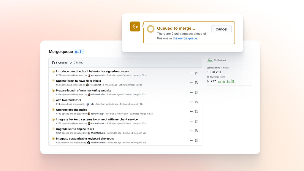 Enabling GitHub merge queue - Core Development - Discussions on Python.org