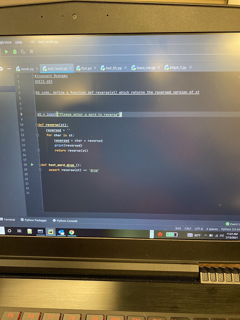 Pytest with strings - Python Help - Discussions on Python.org