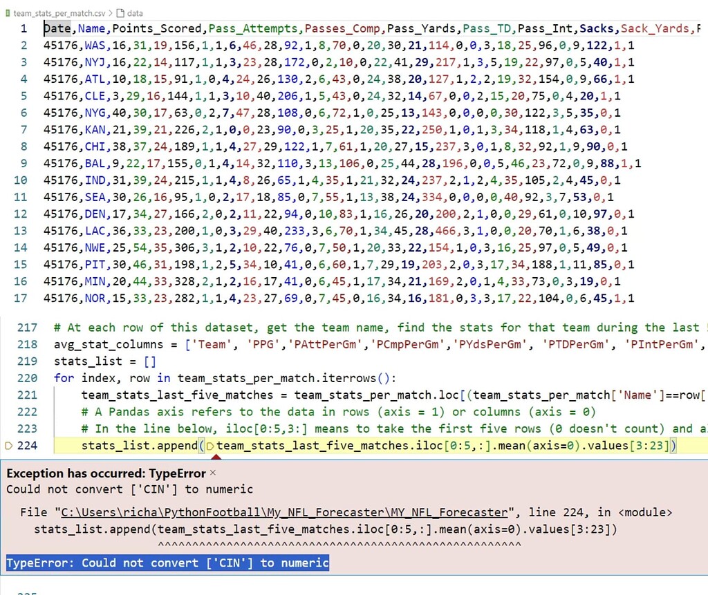 Problems building a table with a For loop in Python/Pandas - Python Help - Discussions on Python.org