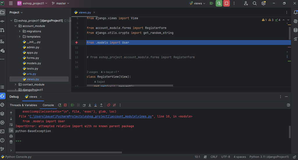 Running whole Django project in Pycharm instead of running only a file - Python Help ...