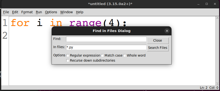 Is IDLE menu doc outdated? - Documentation - Discussions on Python.org