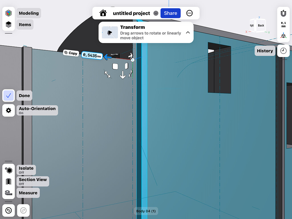 How to move a body to an edge - History-Based Parametric Modeling Beta - Shapr3D Community