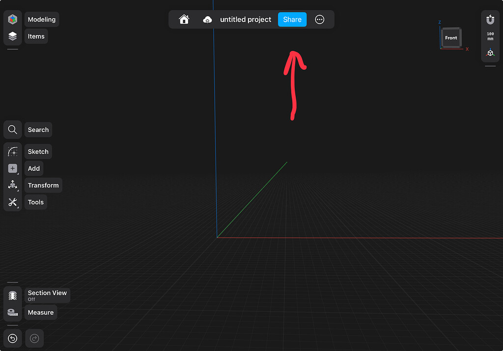 SHARE button - Feature requests - Shapr3D Community