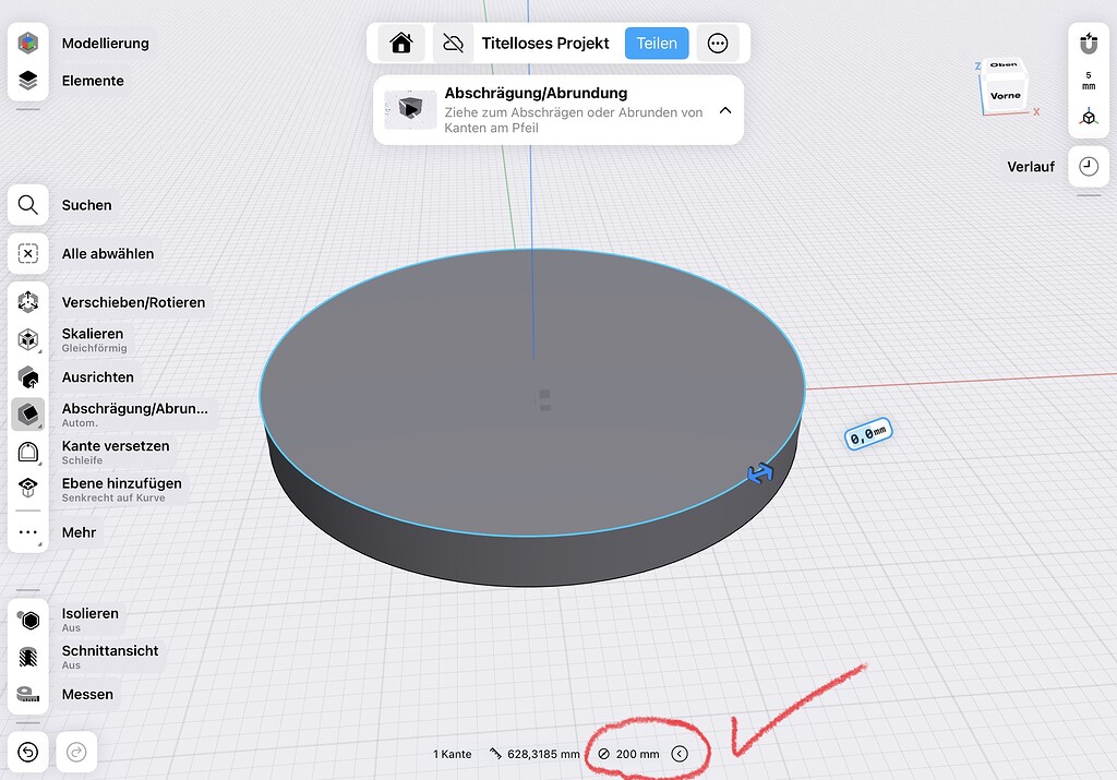 Measuring simple body face - History-Based Parametric Modeling Beta - Shapr3D Community