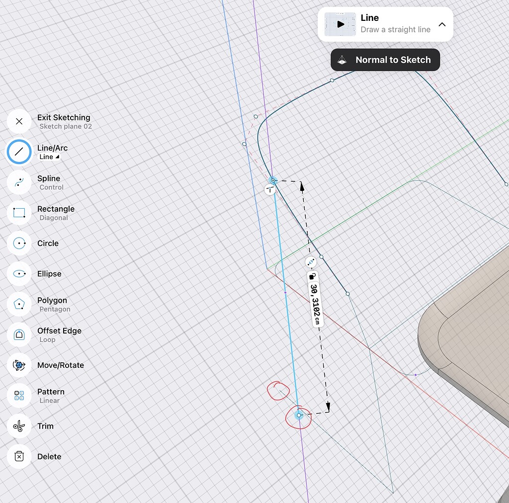 Can’t connect the lines in a sketch. Please help - Need help? We are here. - Shapr3D Community