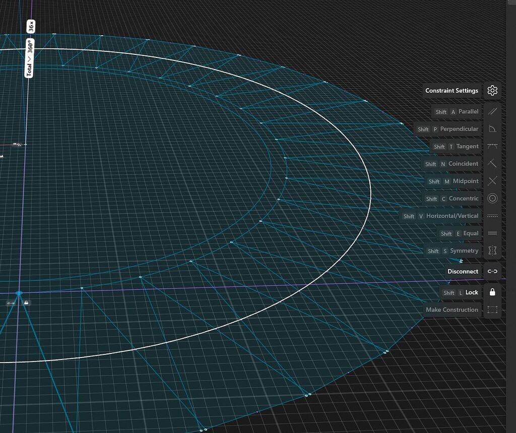 How to delete pattern constraint? - Need help? We are here. - Shapr3D Community