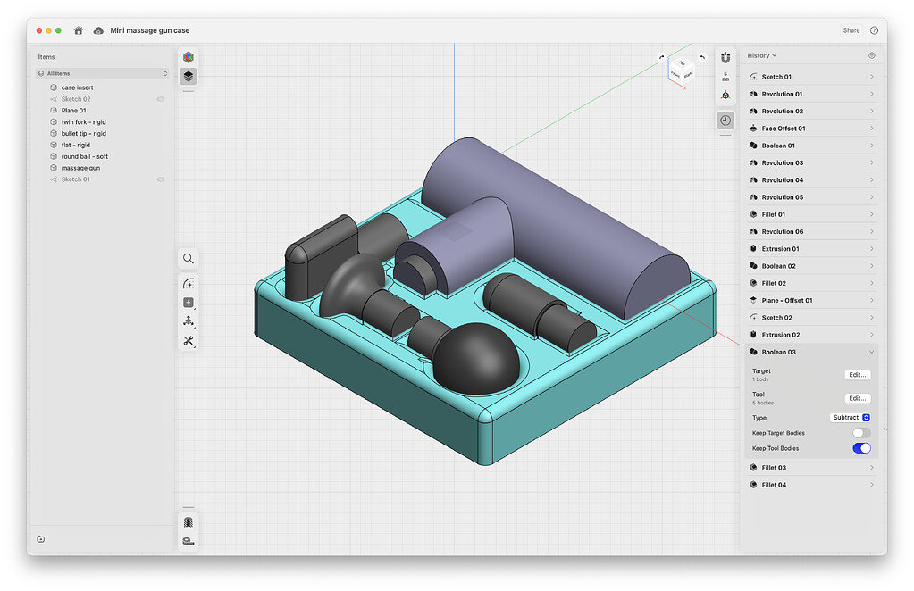 Negative space modeling/Boolean operation offset - Feature requests - Shapr3D Community