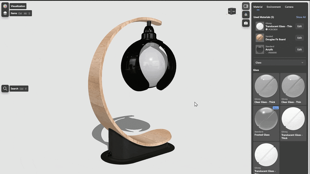 5.770 - New Visualization materials - Announcements - Shapr3D Community