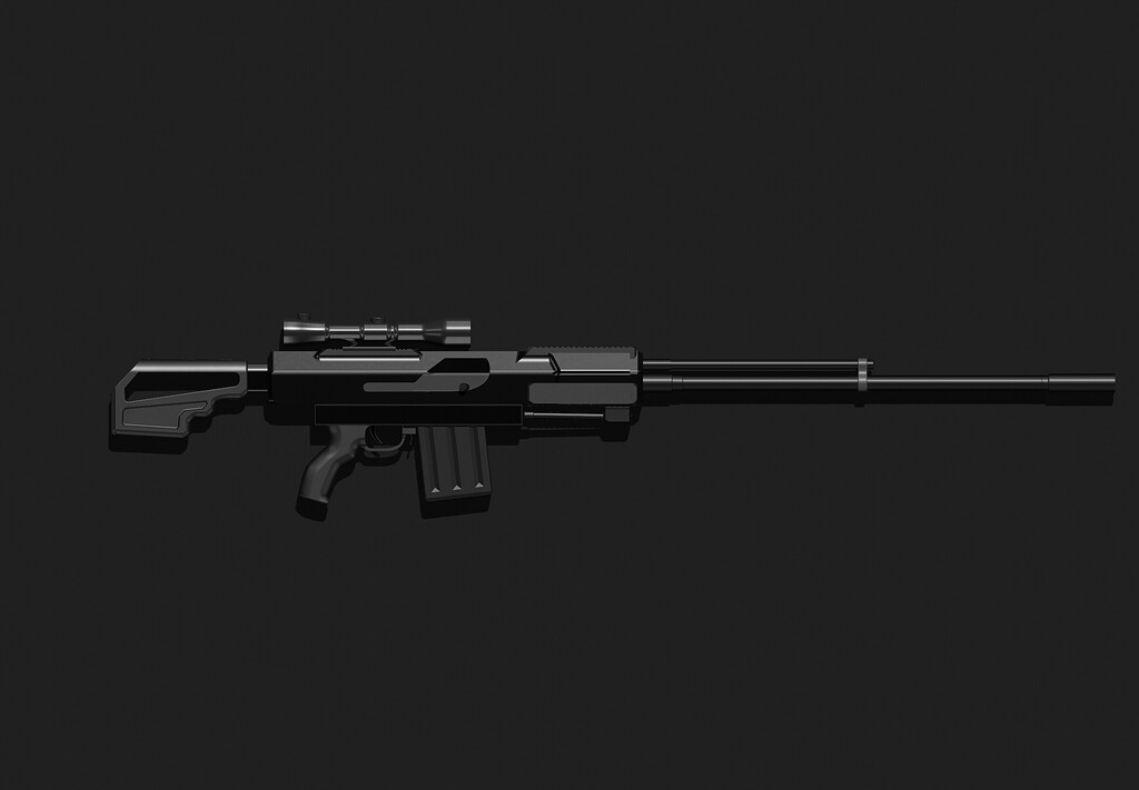 Sniper Rifle Design - Share your creations - Shapr3D Community