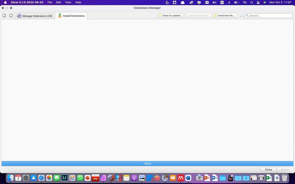 Issue with extension management module - Support - 3D Slicer Community
