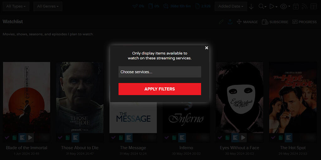 No streaming service available - Feature Requests - Trakt Forums