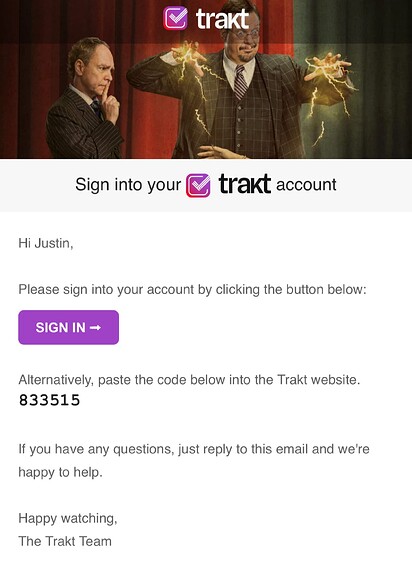 Email Sign-In Flow - Tutorials - Trakt Forums
