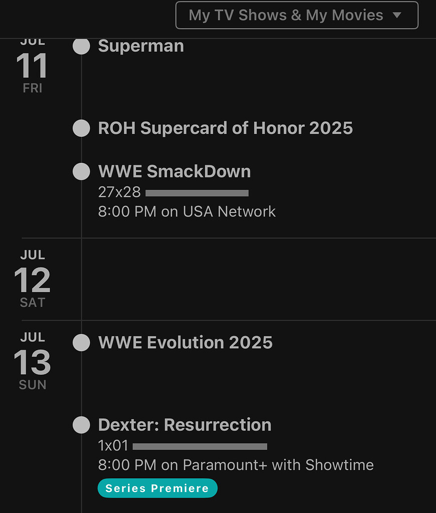[Bug] Movie Items Not Showing Up in Calendar - Questions & Help - Trakt Forums
