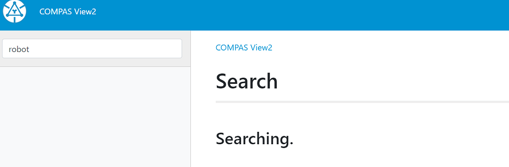 Search engine in compas_view2 - compas - compas