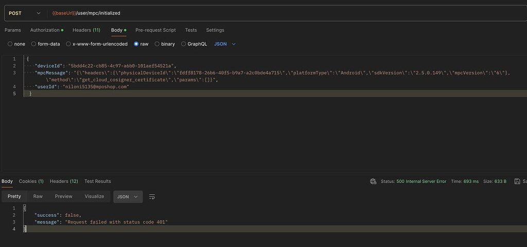 Invokerpc Api During Key Generation Returns Error Code 1 Message Unauthorized