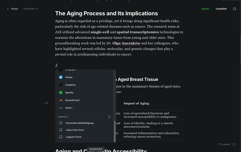 How to Insert Custom Snippet into HTML Article Automation - Integrations & API - Ghost Forum